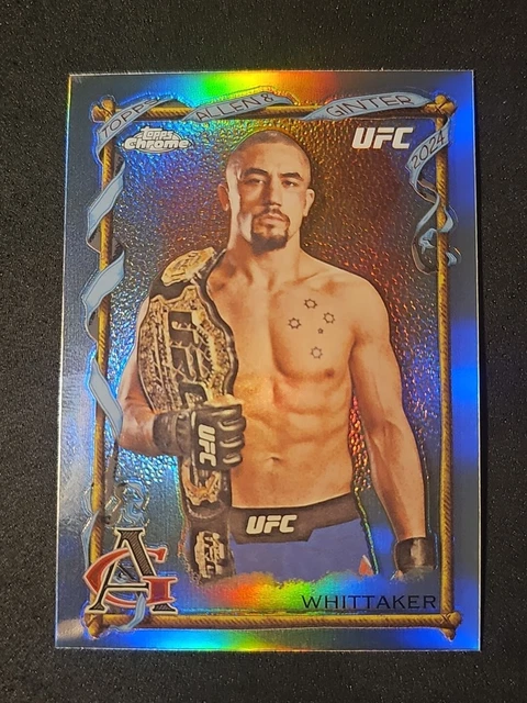 2024 TOPPS CROMATO UFC ROBERT WHITTAKER RIFRATTORE ALLEN & GINTER #AAG ...