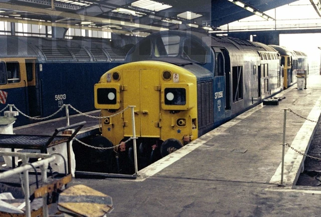 35MM COL NEGATIVE BR British Rail Diesel Loco 37056/56013 Class 37/56 ...