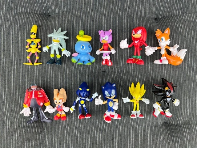 12PCS SONIC THE Hedgehog Action Figures Doll Model Collectible Toys Kid ...