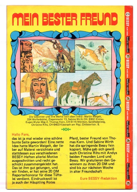 BESSY NR. 472 von Bastei in sehr gutem Zustand EUR 2,90 - PicClick DE