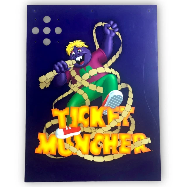 RARE VINTAGE CHUCK E. Cheese's In Store "MR. MUNCH" Large Ticket ...
