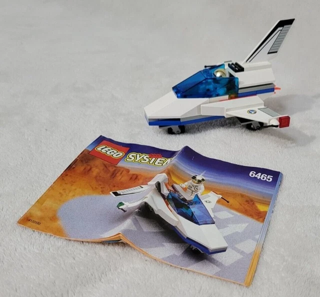 LEGO TOWN: SPACE Port Jet (6465) 1999 version 100 % COMPLET ensemble ...