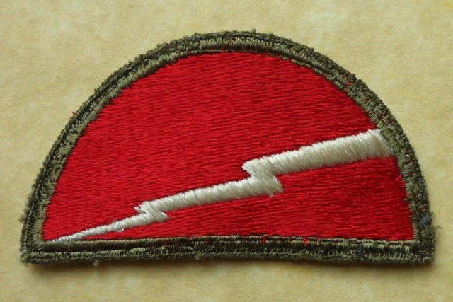 ORIGINAL WW2 US 78th Infantry Division Patch ~ OD Twill base, No UV ...