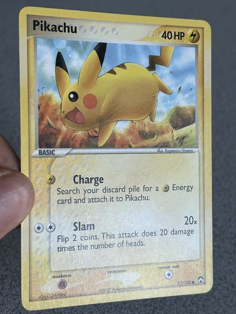 PIKACHU 57/108 POKEMON EX Power Keepers TCG Non Holo 2007 Card $4.99 ...
