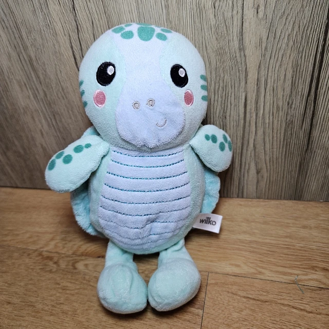 WILKO TURTLE TORTOISE Plush Teddy Bear Comforter Soft Toy Green Blue ...