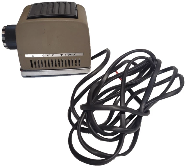 LUCKY TINY SLIDE Projector Electric Vintage Untested Spares & Repairs ...