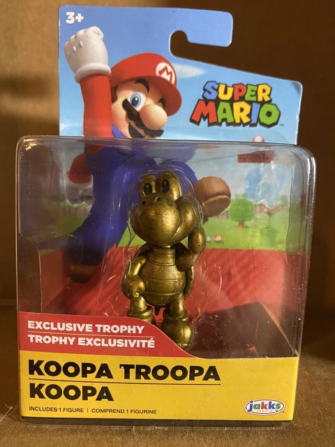NINTENDO SUPER MARIO Koopa Troopa Exclusive Gold Trophy Jakks 2020 New ...