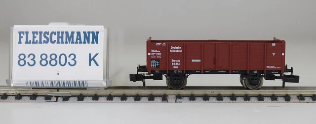 FLEISCHMANN 83 8803 Offener Güterwagen der DRG aus Sammlung mit OVP EUR 17,90 - PicClick DE