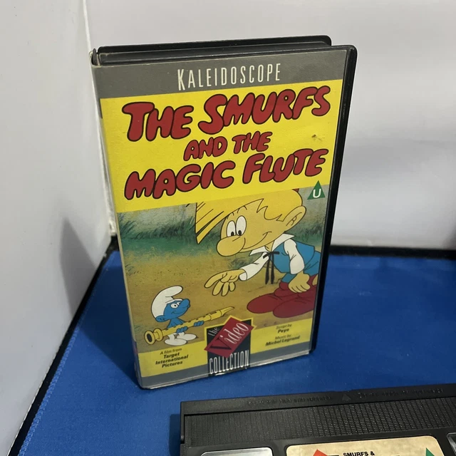 THE SMURFS AND The Magic Flute -VHS Cassette Tape -1985 Kaleidoscope £4.99 - PicClick UK