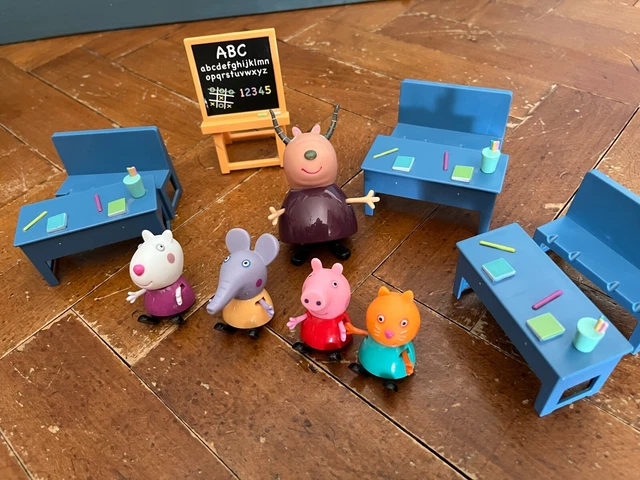 PEPPA PIG'S CLASSROOM Playset With Madam Gazelle & Peppa Pig Figures £5 ...