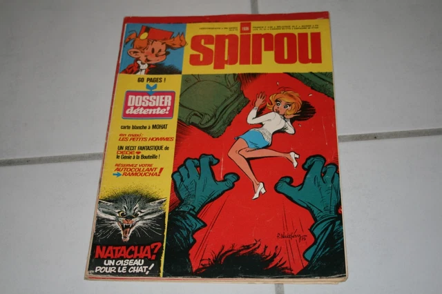 MAGAZINE SPIROU 1935 de 1975 natacha walthery dossier detente EUR 1,30 - PicClick FR