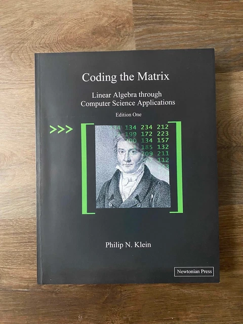 CODING THE MATRIX : Linear Algebra Through Applications to Computer ...