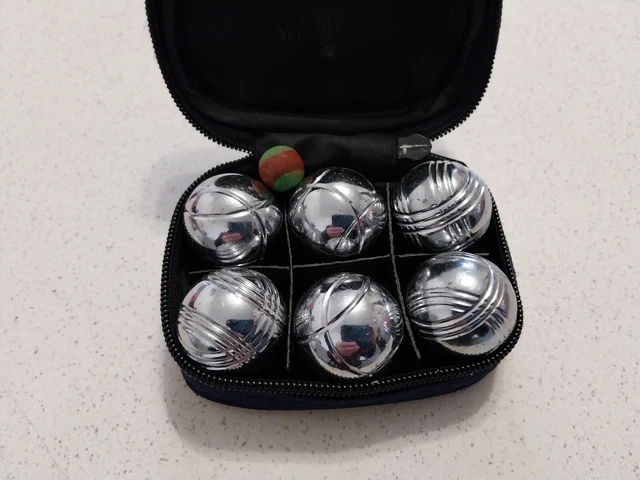MINI JEU 6 Boules de Pétanque en Acier EUR 9,10 - PicClick FR