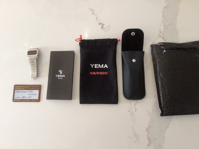 YEMA LED KAVINSKY Silver Limited Edition Watch YMHF1579KV-AM UNWORN £ ...