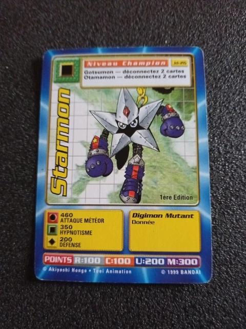 CARTE CARD DIGIMON starmon jd 26 EUR 14,00 - PicClick FR