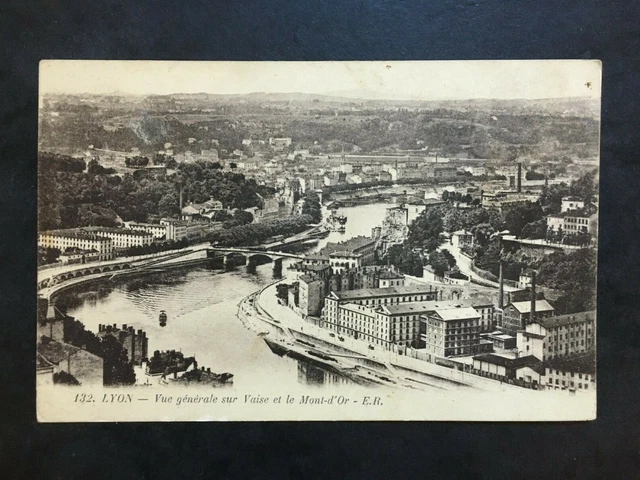 CARTE POSTALE ANCIENNE LYON 1917 - Vue générale prise sur Vaise et le Mont D'Or EUR 3,00 ...