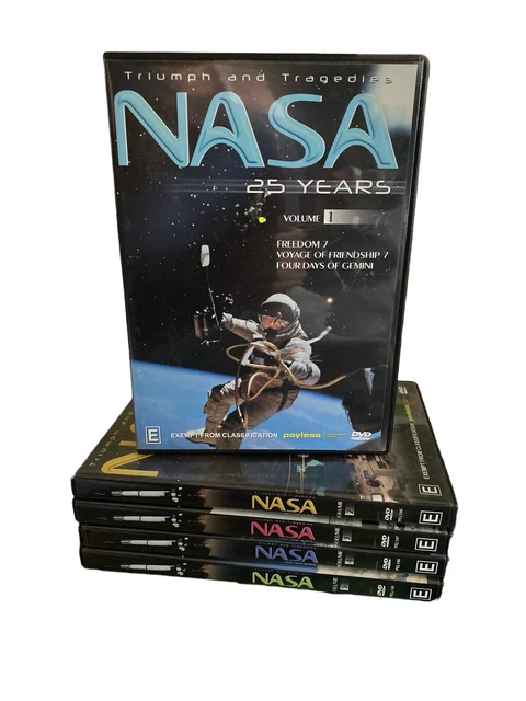 TRIUMPH AND TRAGEDIES NASA 25 Years DVD Volume 1 - 5 Lot Collection ...