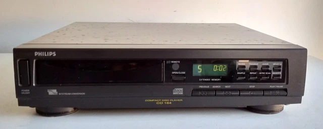 PHILIPS CD164 CD Player Bitstream Conversion £29.95 - PicClick UK