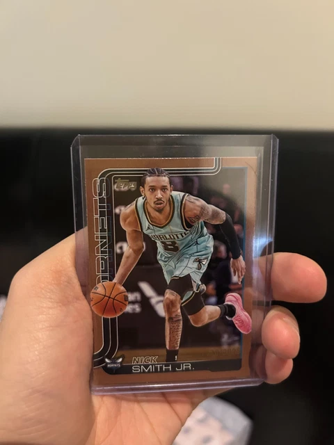 2025-26 TOPPS BASKETBALL NBA Nick Smith Jr. Gold/2025 Charlotte Hornets ...