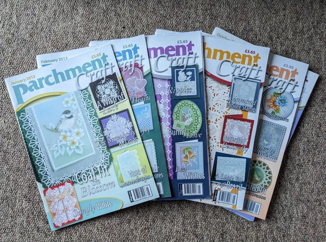 PARCHMENT CRAFT MAGAZINE Bundle 2012 £26.68 - PicClick UK