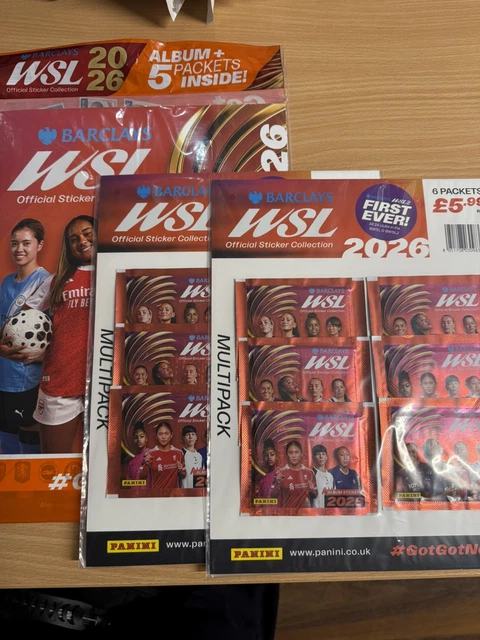 PANINI BARCLAYS WOMEN'S Super League WSL 2026 Official Stickers £20.42 ...