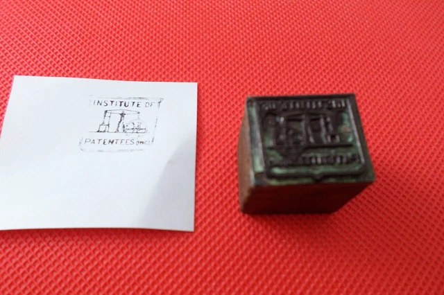 ANTIQUE, ORIGINAL INK Stamp "Institute Of Patentees Inc" (1330) £25.66 ...