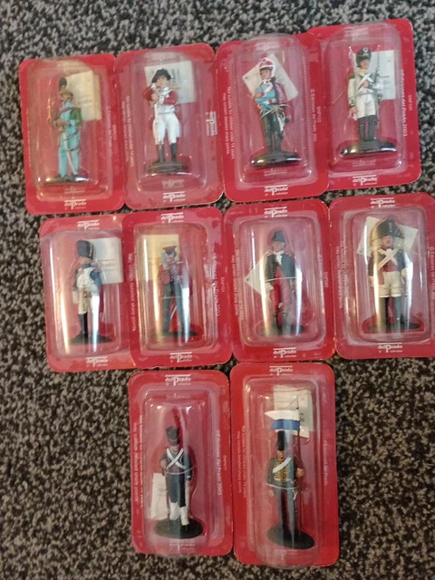 10 DEL PRADO Napoleon Soldier Grenadier Fusilier Model Cast Figure £39. ...