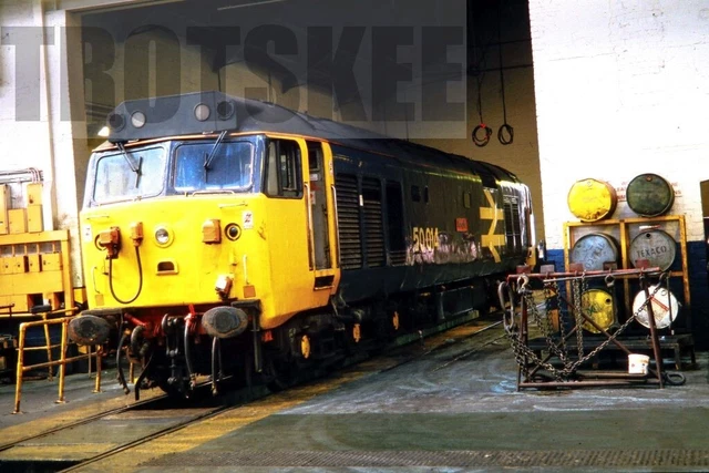 35MM SLIDE BR British Rail Diesel Loco Class 50 50014 Old Oak Common ...