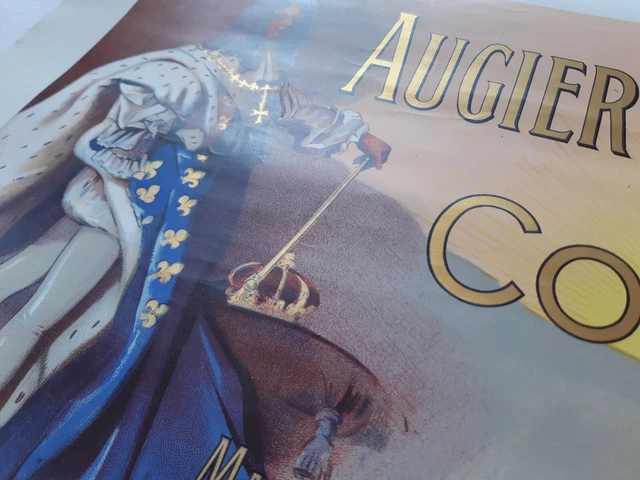ANCIENNE AFFICHE PUBLICITAIRE digestif COGNAC AUGIER en Charente - Roi ...