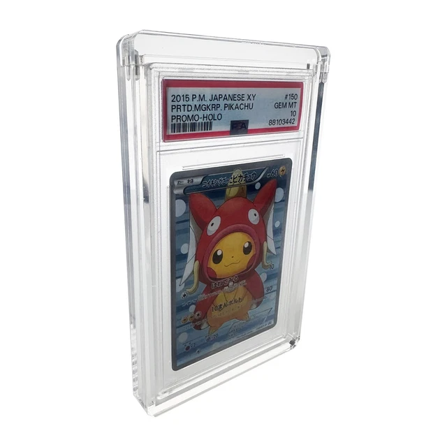POKÉMON PSA GRADED Card Slab Acrylic Magnetic Display Case - Perfect ...