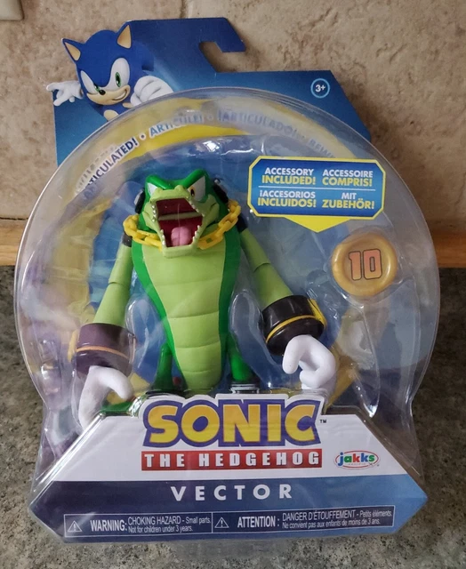 FIGURINE ARTICULÉE JAKKS Pacific Sonic the Hedgehog Vector 4 FIGURINE ARTICULÉE JAKKS Pacific Sonic the Hedgehog Vector 4