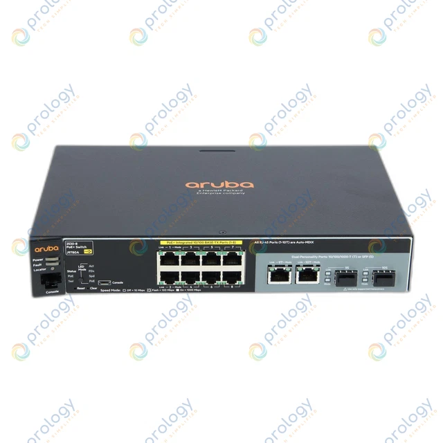 HP J9780A ARUBA 2530 8 Port PoE+ Switch w/ PSU EUR 312,61 - PicClick FR