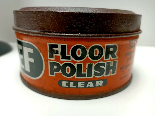 VINTAGE CHIEF FLOOR POLISH TIN - CLEAR / BRISBANE / AUSTRALIA - 8 Oz ...