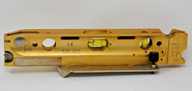 ROBOTOOLZ TORPEDO 3-POINT Alignment Laser Level w/ Leveling Base ...