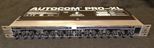 BEHRINGER AUTOCOM PRO-XL MDX1600 2-channel Compressor / Gate / Limiter ...