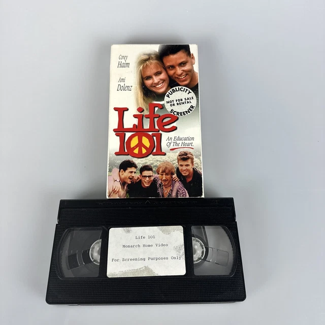 RARE - COREY Haim - VHS - LIFE 101 - Keith Coogan - VERY RARE COVER ...