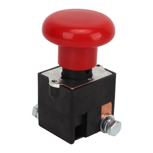 EMERGENCY STOP PUSH Button Switch Emergency Stop Switch 48V 125A Metal ...