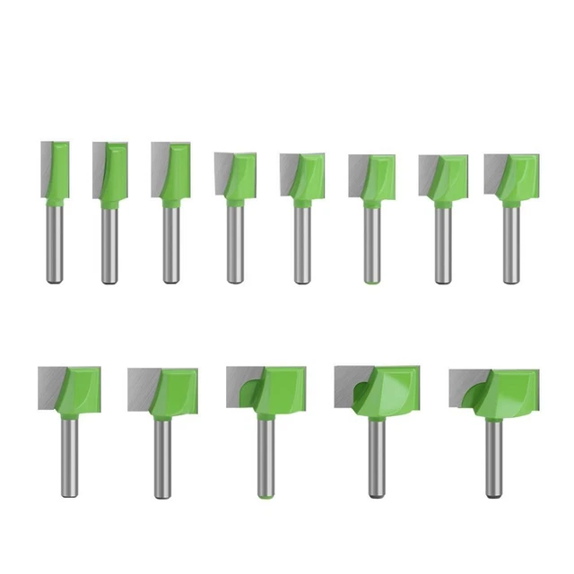 CUTTER DRILL BIT Router Bits Wood Carving Woodworking Tools Cleaning ...