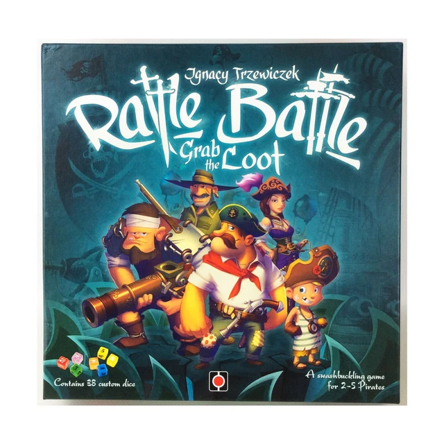 PORTAL GAM BOARDGAME Rattle, Battle, Grab the Loot w/Angry Ocean ...