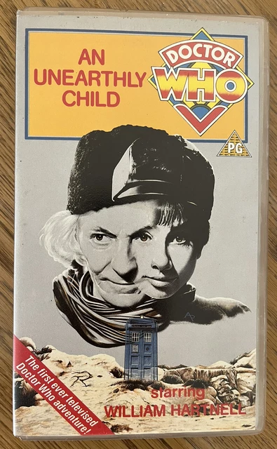 DOCTOR WHO - An Unearthly Child (VHS, 1990) First Ever Episode! William ...