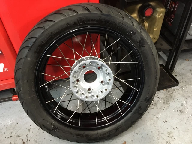BMW R1200GS REAR Spoke Wheel With Black Rim With Good Michelin Pilot ...