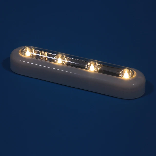 4 LED TOUCH Control Touch Tap Light Battery Lights With Pads Warm £9.95 ...