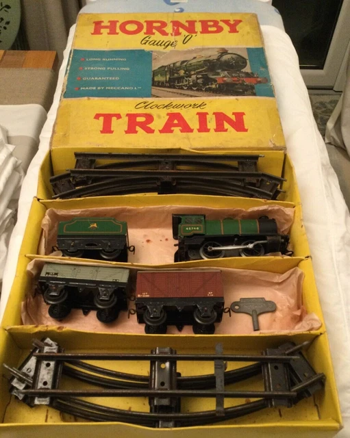 HORNBY NO 30 GOODS TRAIN SET, Gauge 0, 1958, 0-4-0 Reversing Loco ...