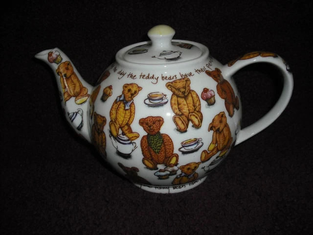 VINTAGE PAUL CARDEW Teddy Bears Picnic, Ted Tea, Tea Pot, excellent ...