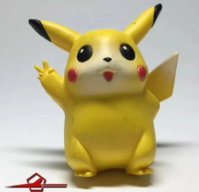 POKEMON ELECTRICAL TYPE: PIKACHU MAKING PEACE SIGN PVC 4 cm. NINTENDO ...