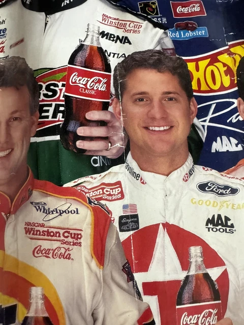 1999 AFFICHE NASCAR COCA COLA RACING FAMILY OF DRIVERS 18x24 pouces EUR ...