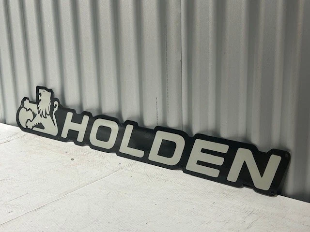 HOLDEN LOGO TIN Metal Sign Perfect Bar Man Cave Hot Rod $99.00 ...