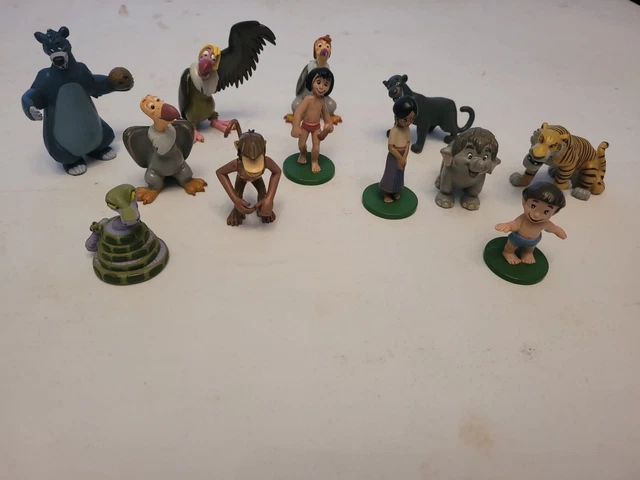 DISNEY CHARACTER JUNGLE Book Figures Play Set Mogley Baloo £26.00 ...