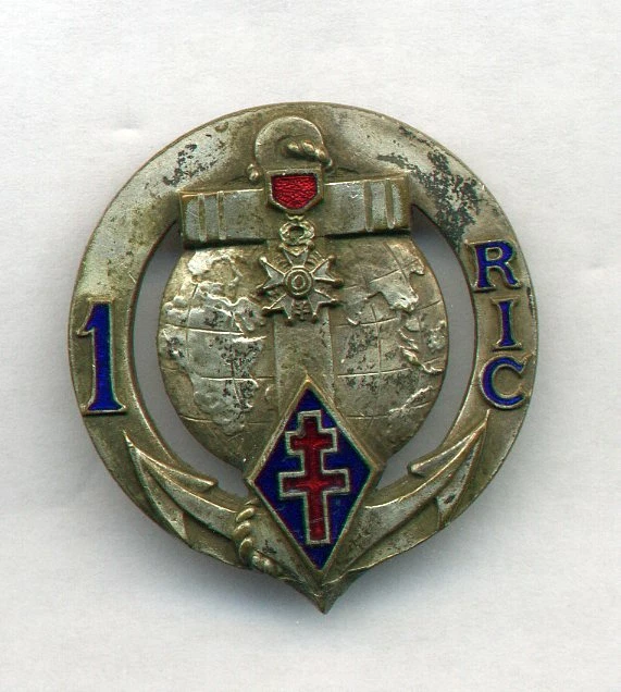 INDOCHINE. 1° BAT. Marche/ 1° Régiment d'Infanterie Coloniale. AB (L151 ...