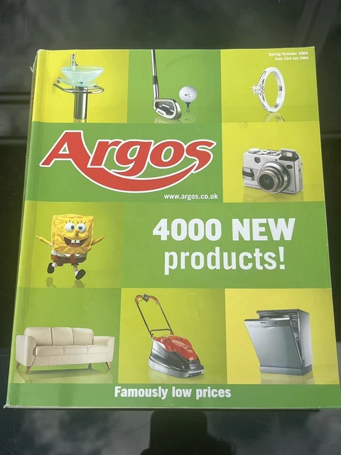 ARGOS CATALOGUE SPRING/SUMMER 2004 £16.23 - PicClick UK